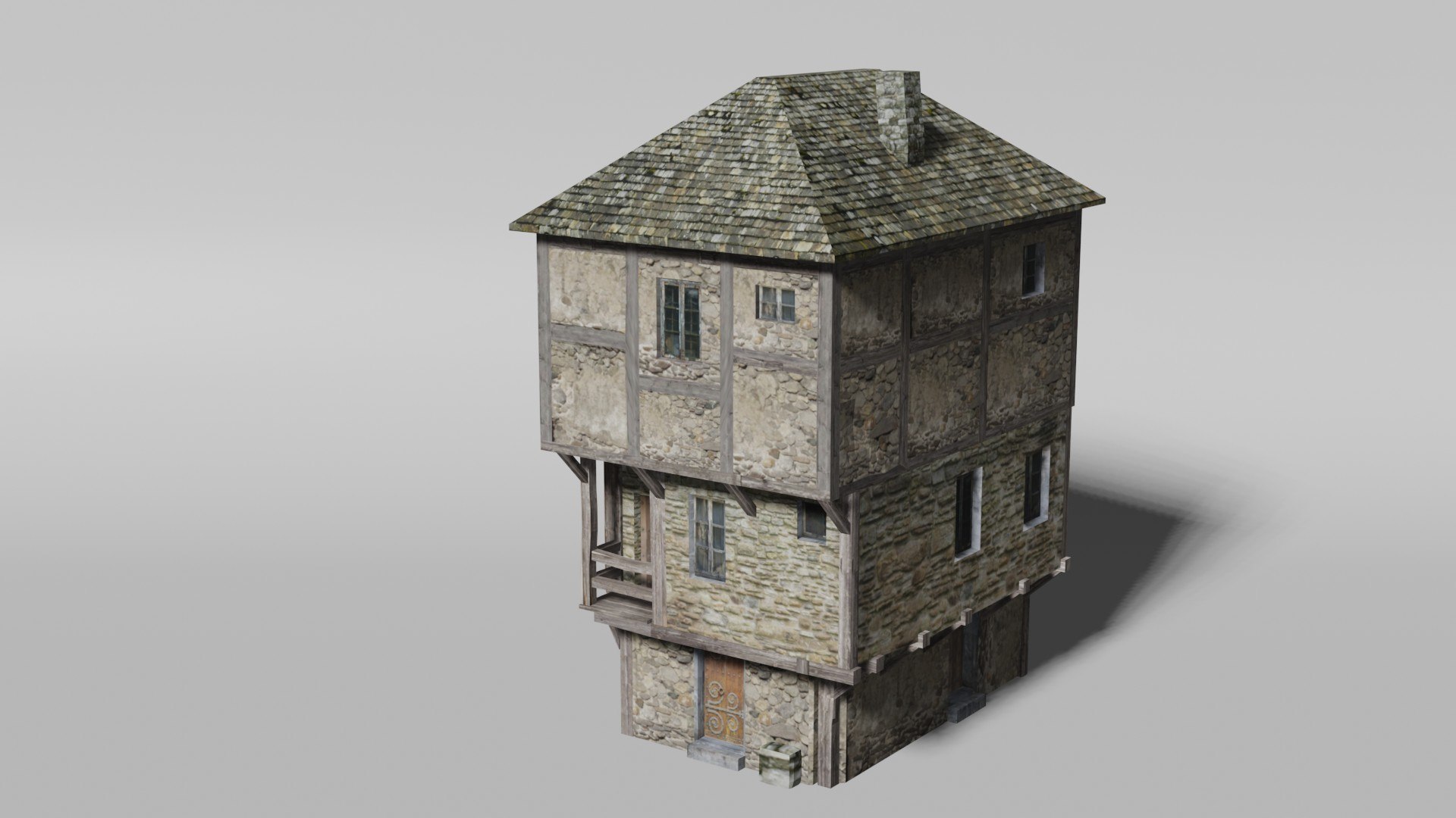 Medieval Building French 3D - TurboSquid 1663754