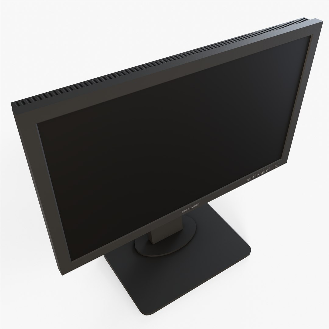 3D ROSCHVAULT 27in Monitor PBR Game Ready Model - TurboSquid 2019157