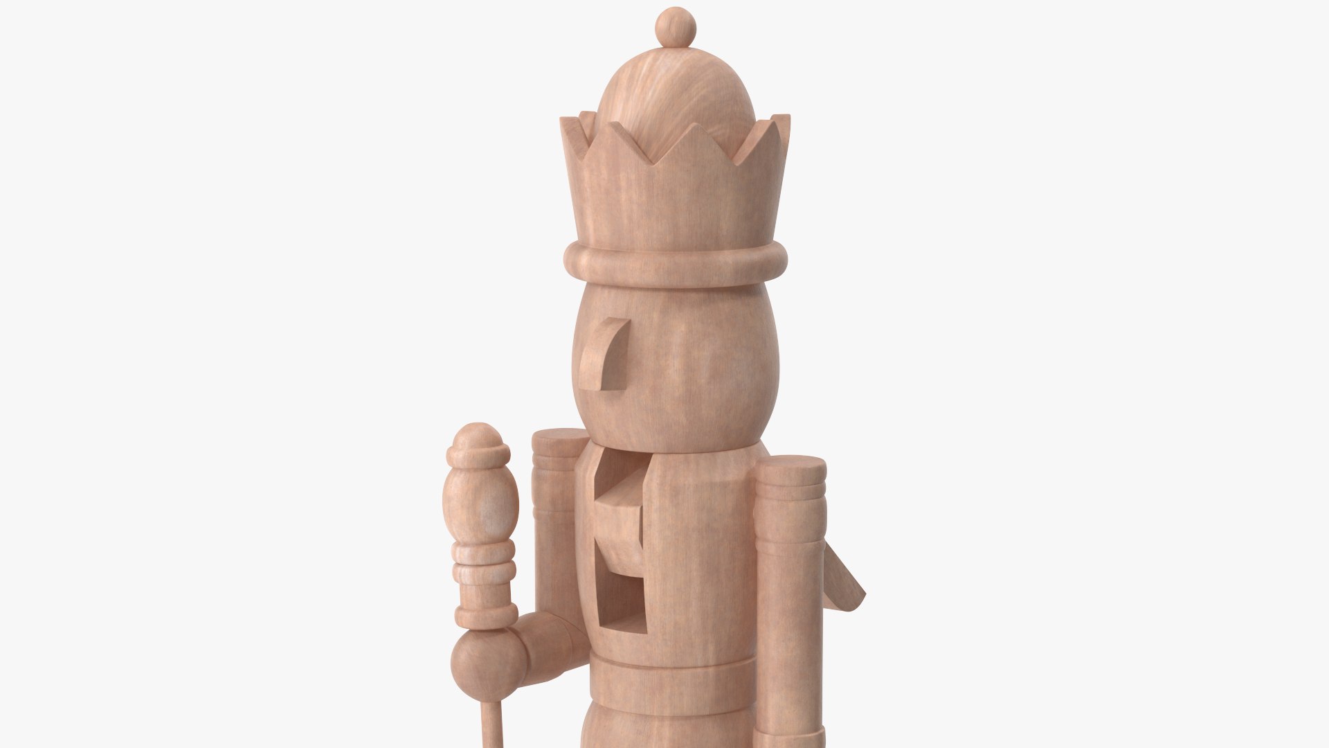 Wooden Christmas Nutcracker 3D Model - TurboSquid 2267724