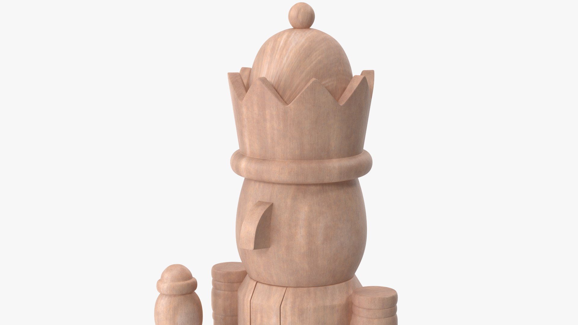 Wooden Christmas Nutcracker 3D Model - TurboSquid 2267724