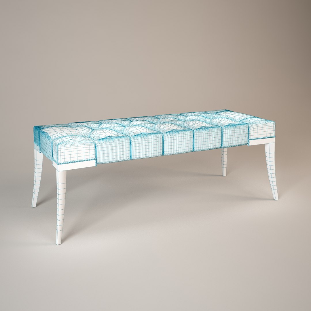 Adam Bench 3d Model