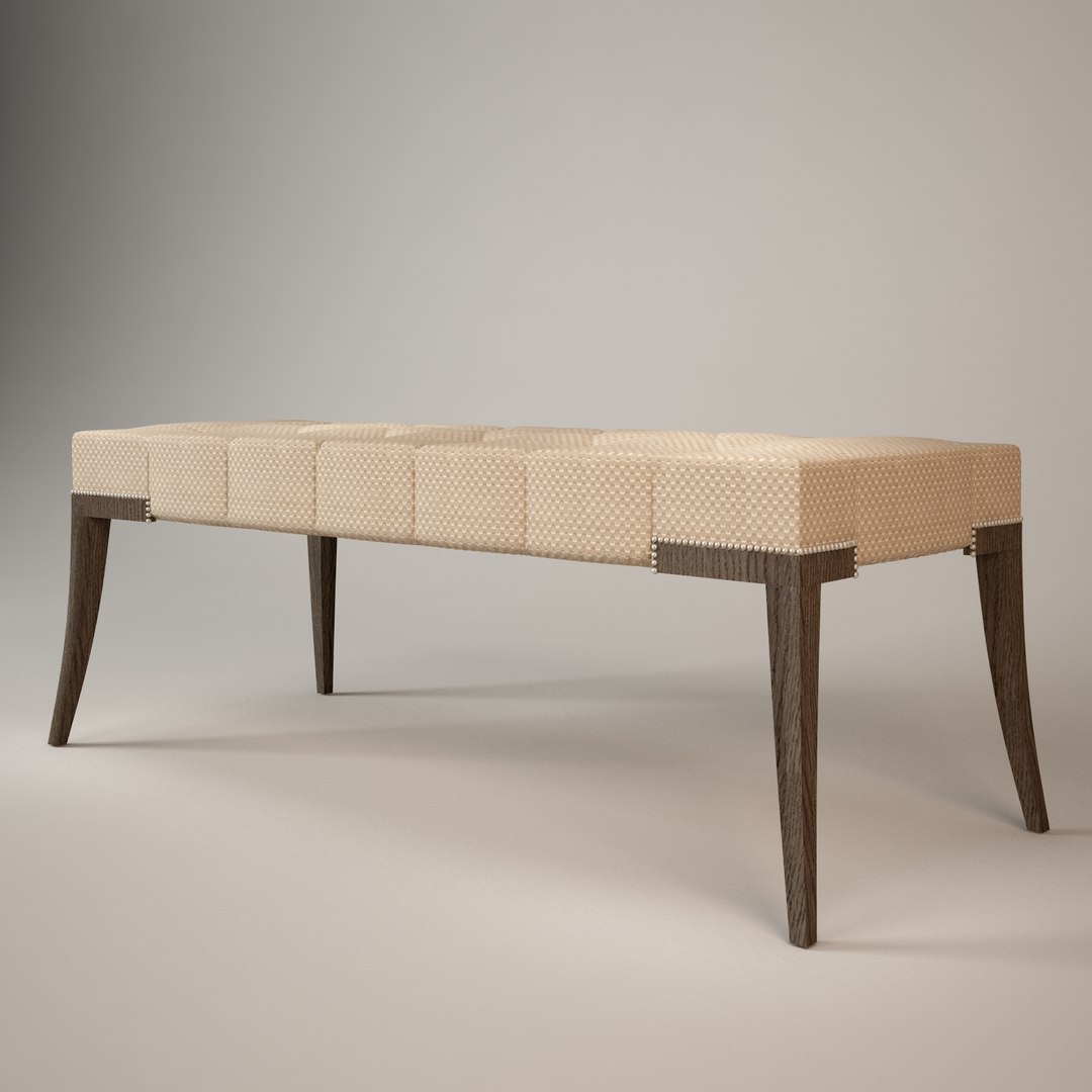 Adam Bench 3d Model