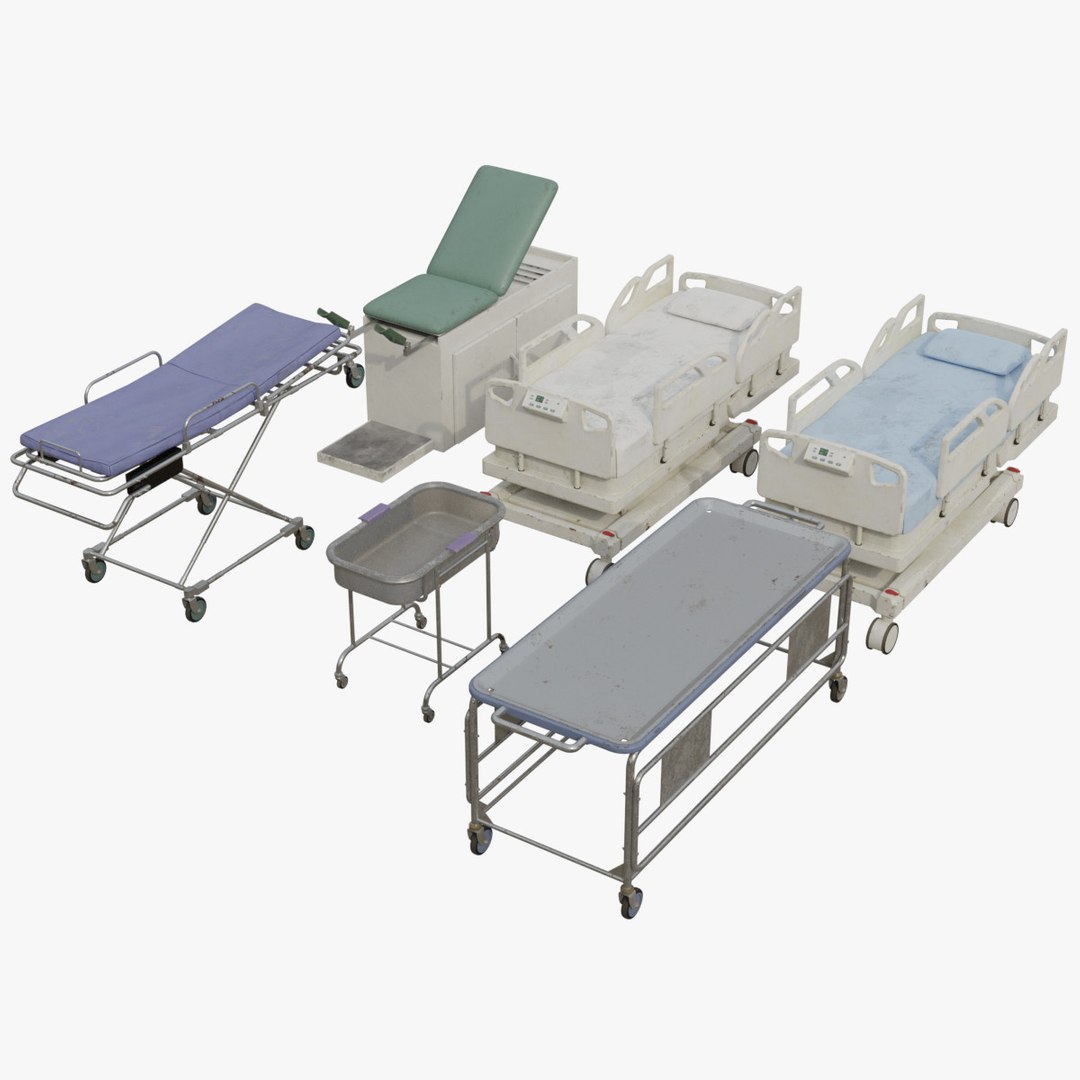 Hospital Props Collection 4B 3D Model - TurboSquid 2122302