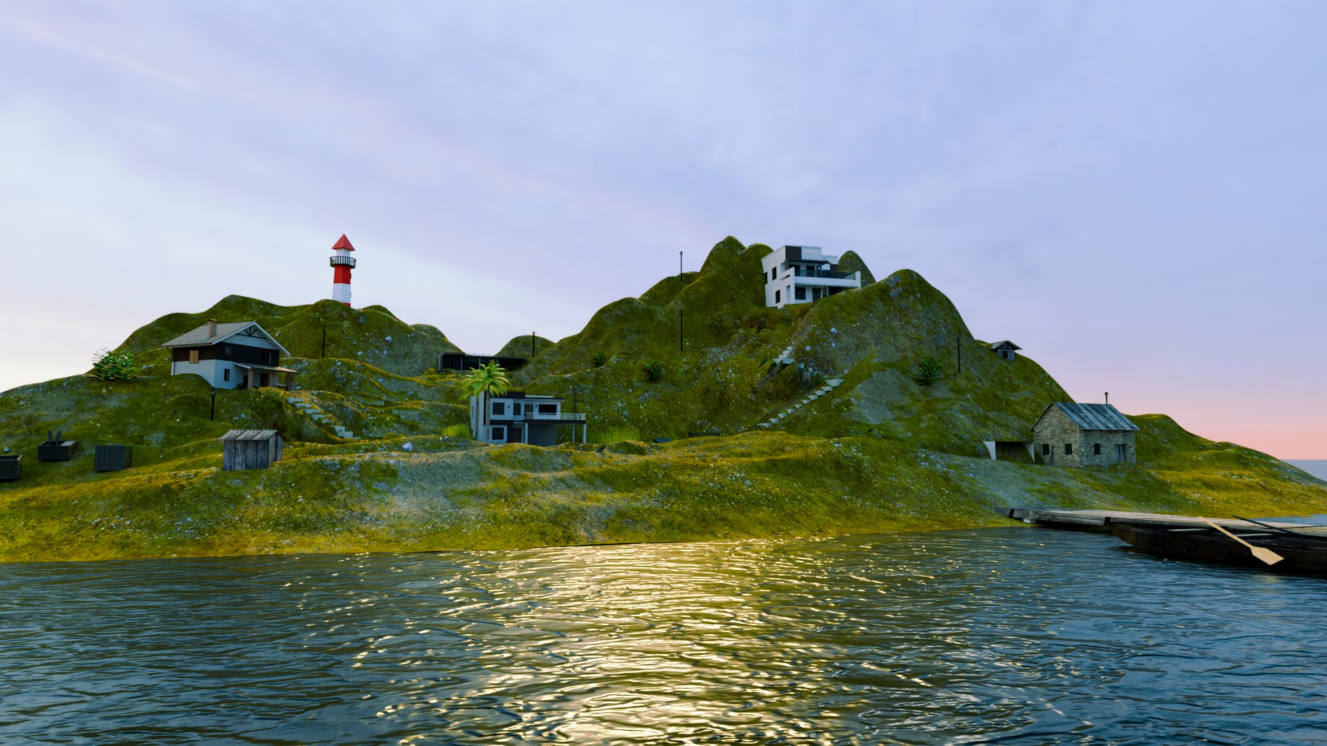 Isolated Island 3D Model - TurboSquid 2193240