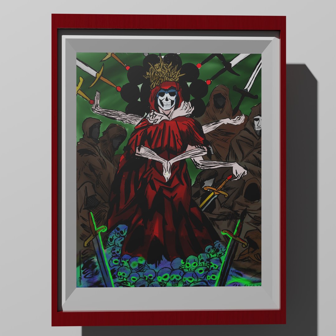 Death And His Friends Painting 3D Model - TurboSquid 2186893