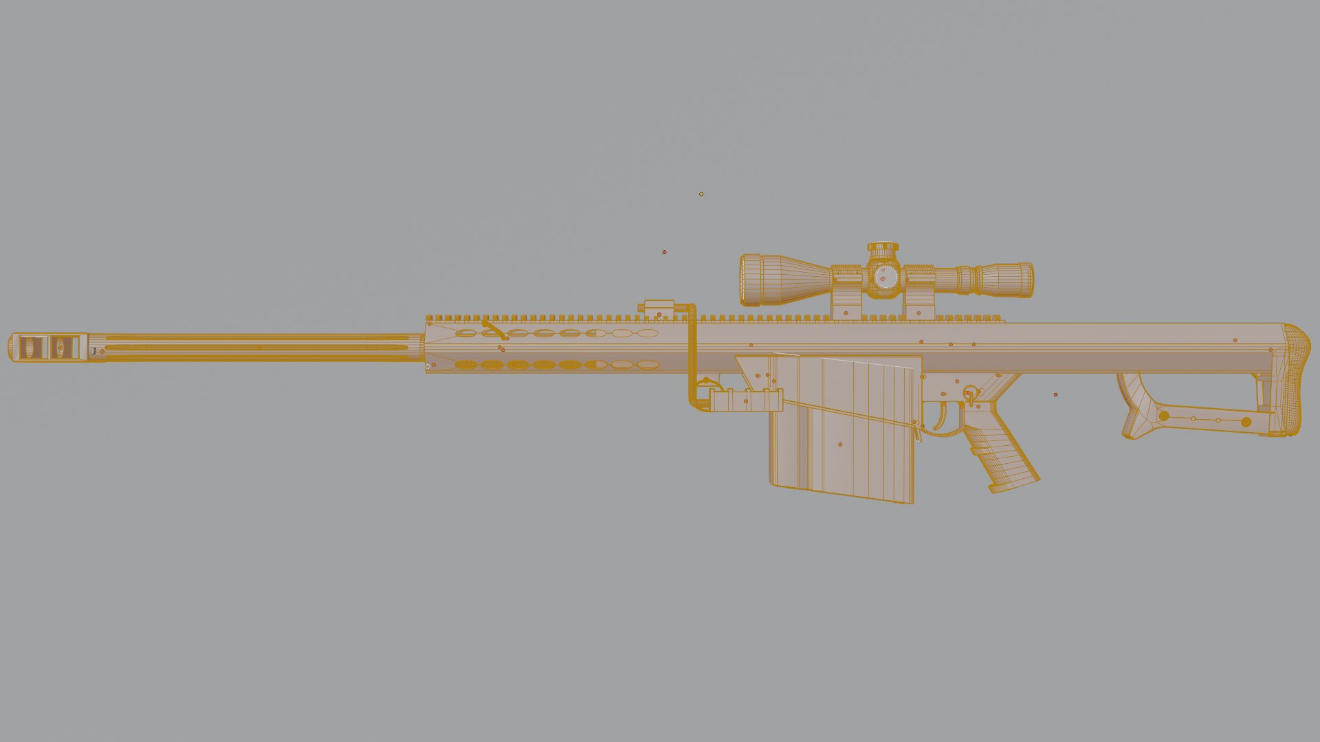3D Barrett M82 Sniper Rifle - TurboSquid 2052967