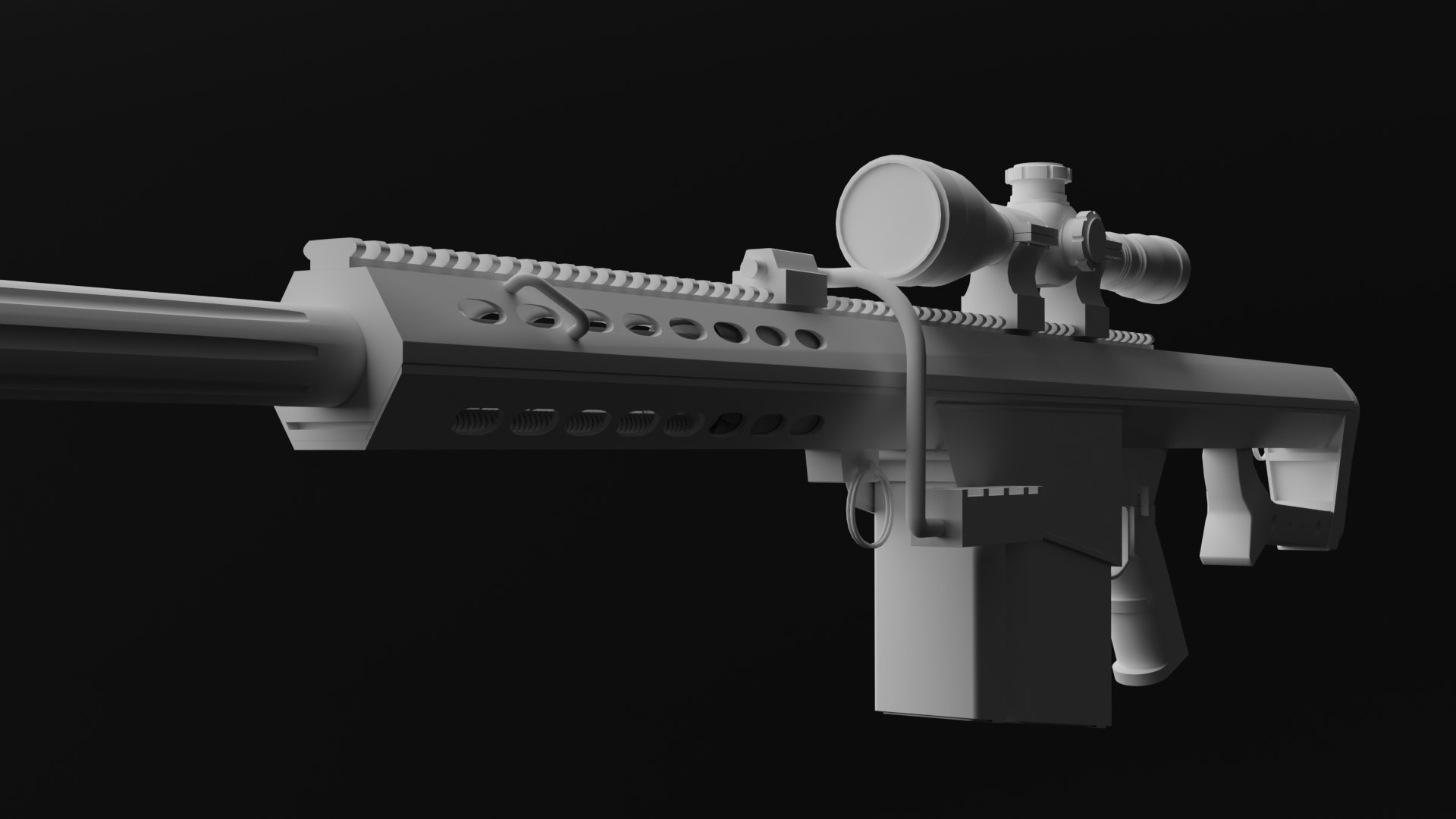 3D Barrett M82 Sniper Rifle - TurboSquid 2052967