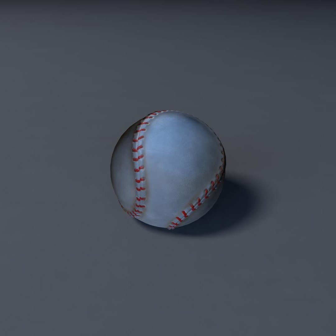 3d Model Baseball Ball