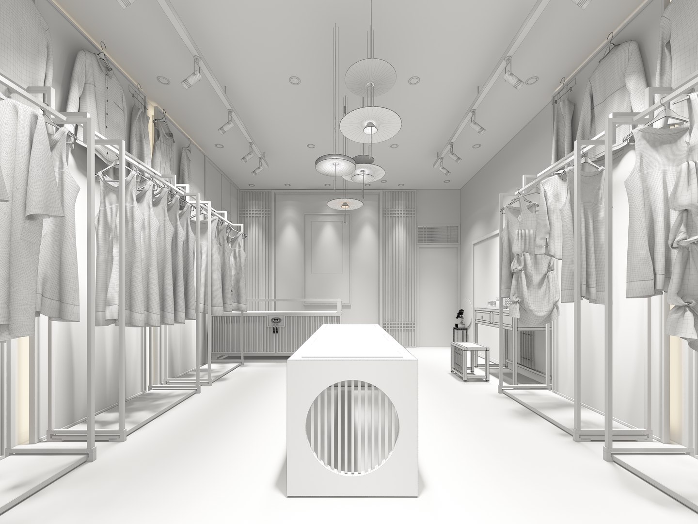 Clothing Store 3D Model - TurboSquid 2343327