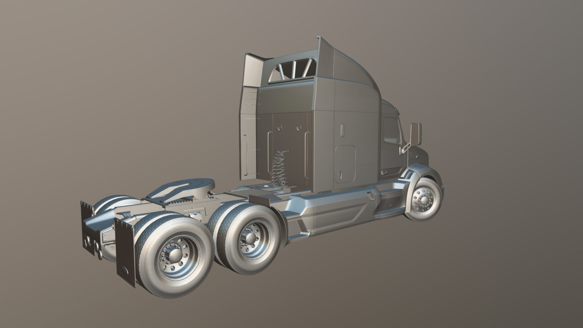 3D model Peterbilt 579 truck PBR - TurboSquid 1917736