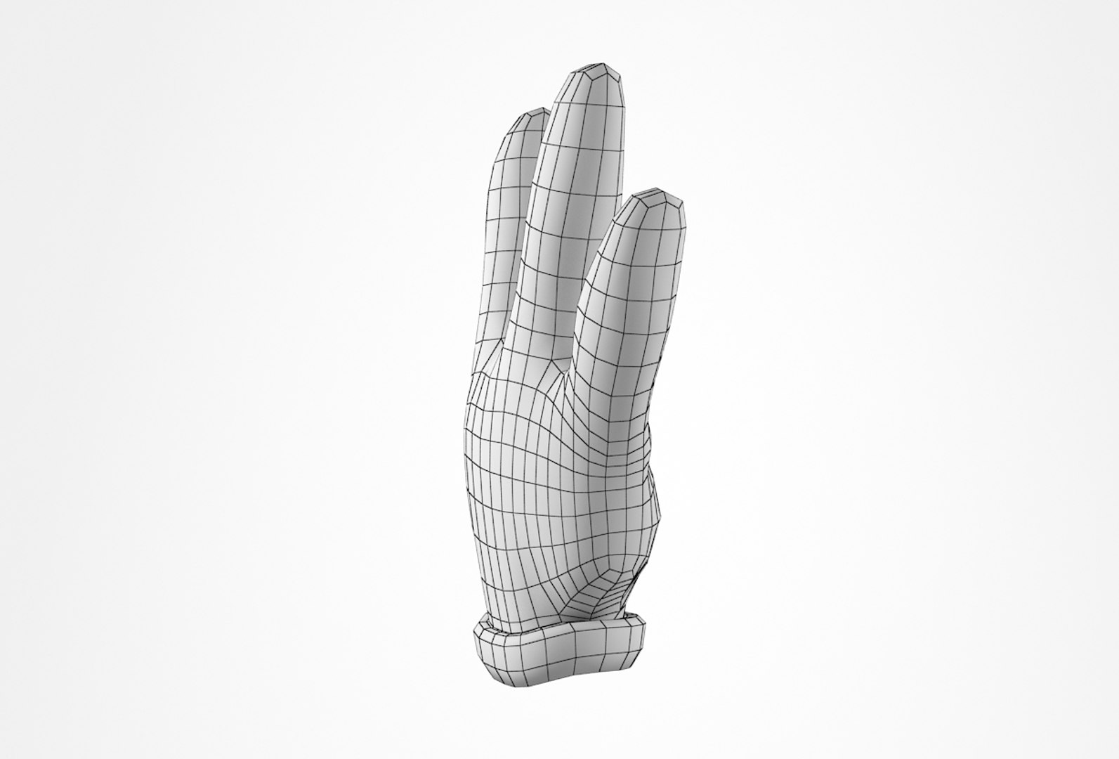 3D cartoon hand fingers model - TurboSquid 1335160