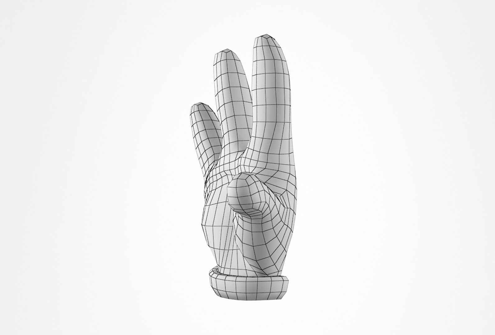 3D cartoon hand fingers model - TurboSquid 1335160