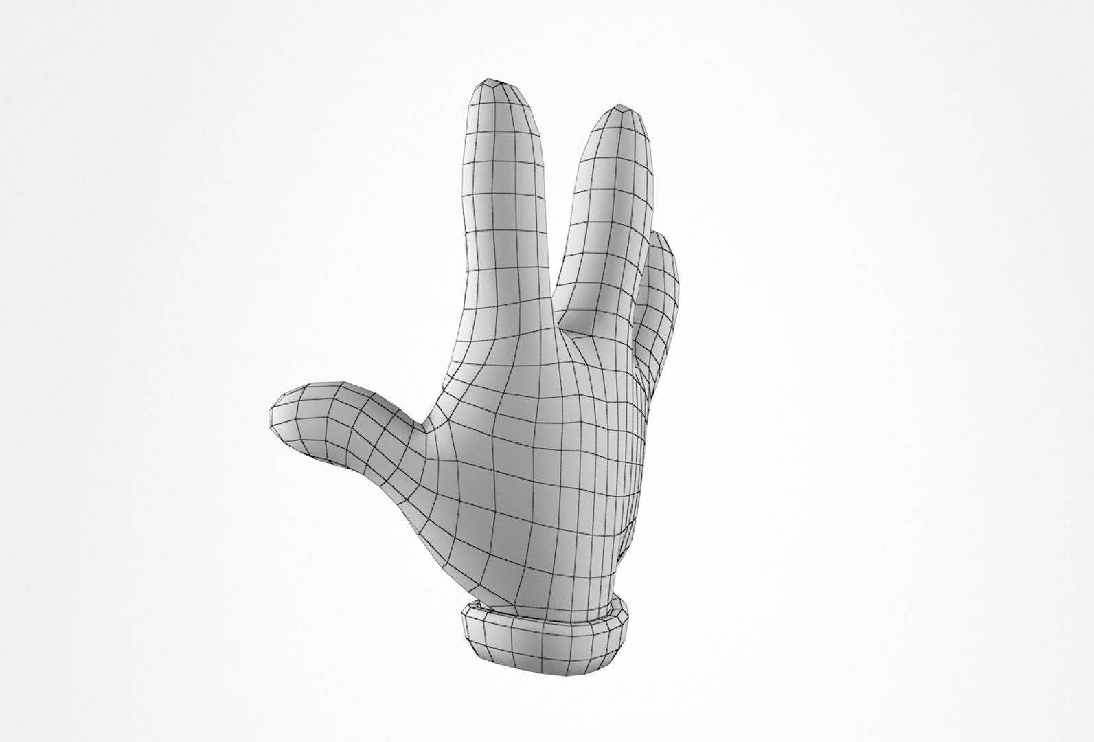 3D cartoon hand fingers model - TurboSquid 1335160