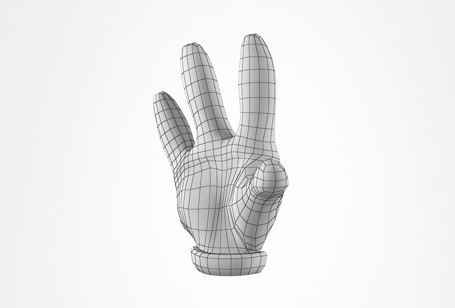 3D cartoon hand fingers model - TurboSquid 1335160