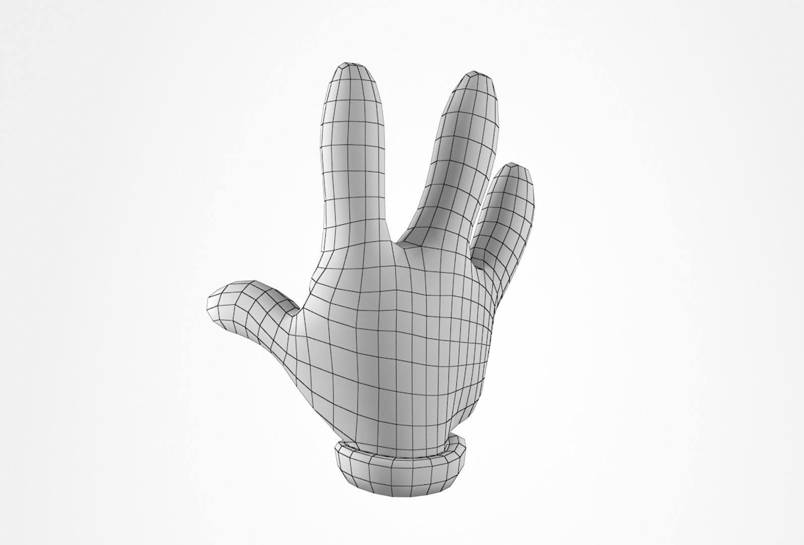 3D cartoon hand fingers model - TurboSquid 1335160