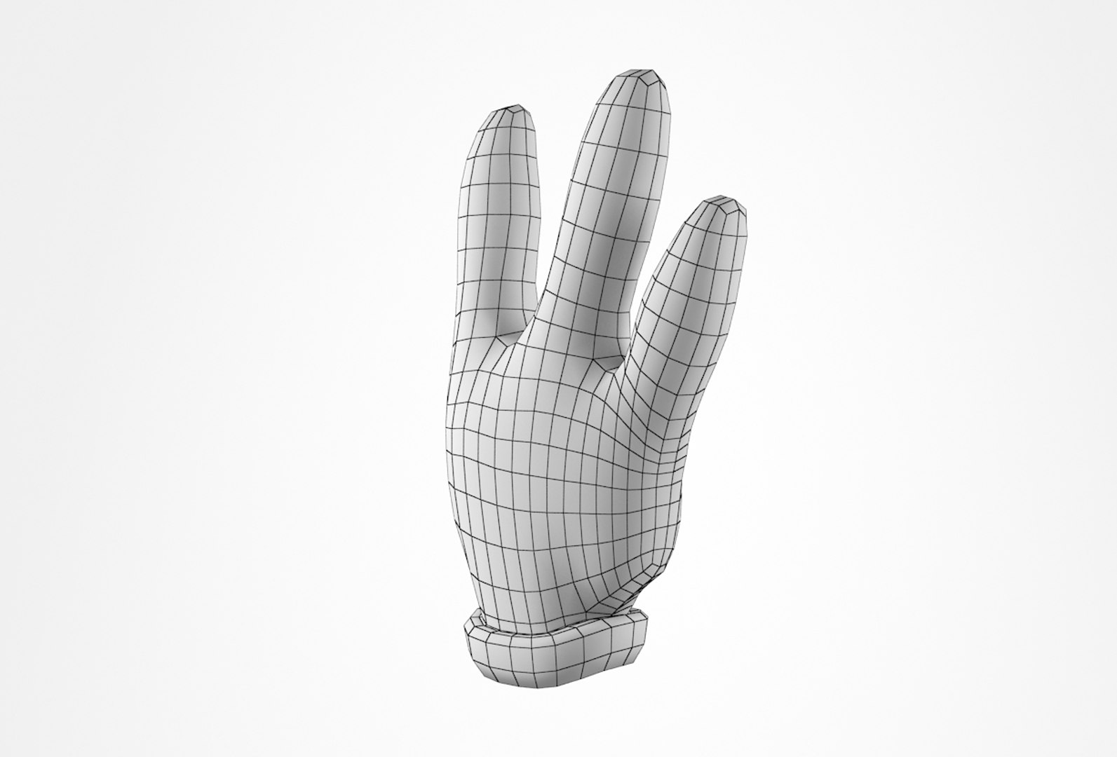 3D cartoon hand fingers model - TurboSquid 1335160