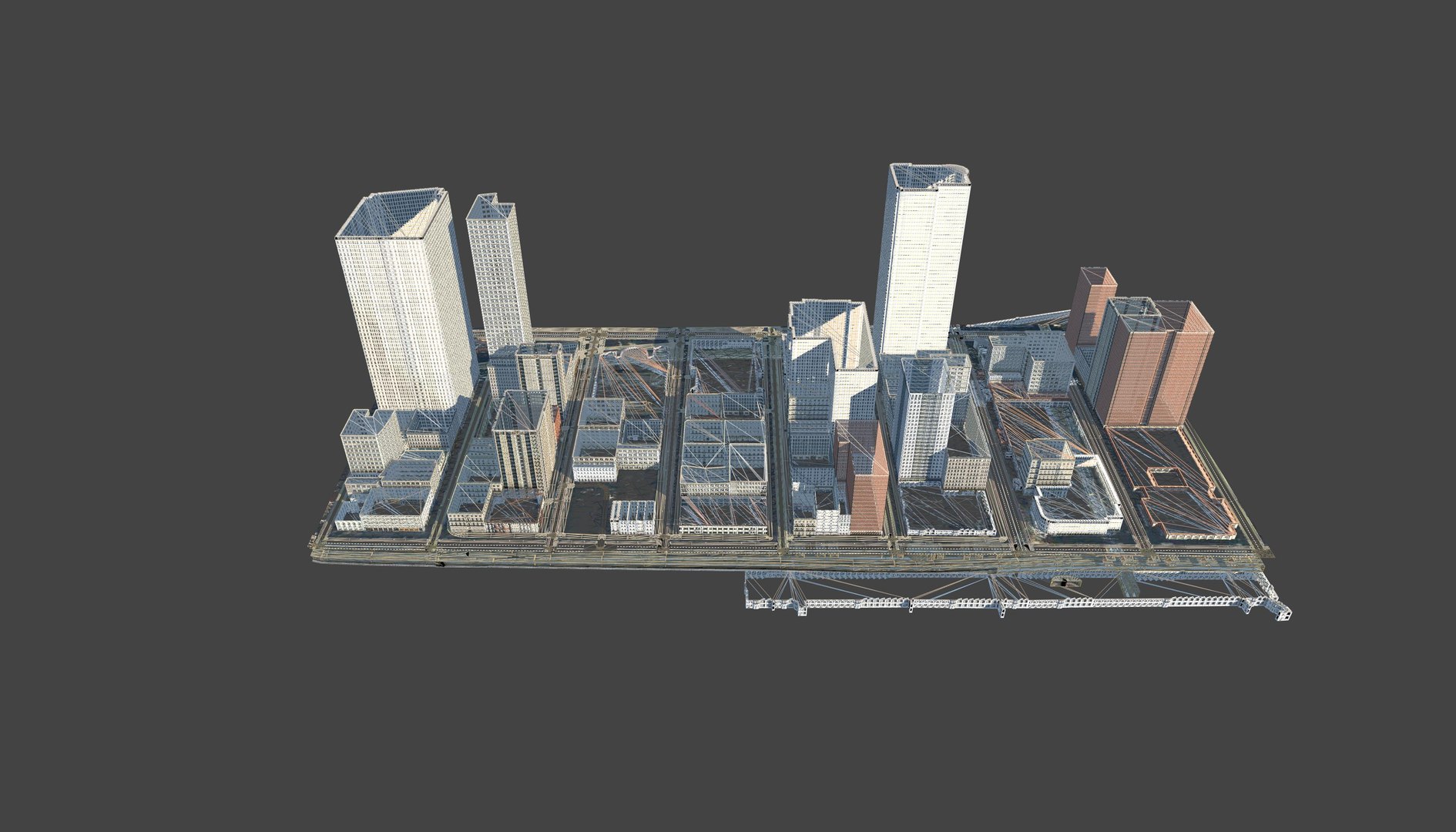 3D Lifesize Textured City Model Vol 4 3D - TurboSquid 1974990