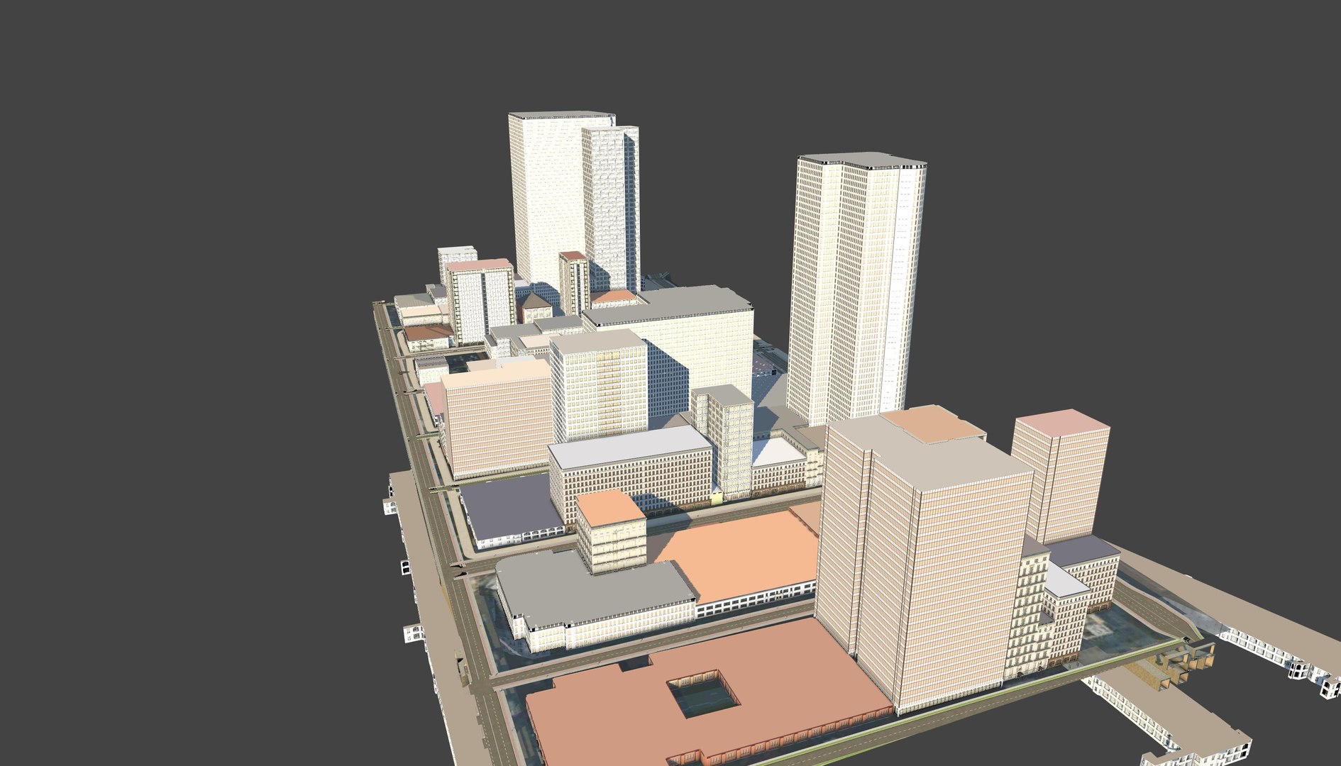 3D Lifesize Textured City Model Vol 4 3D - TurboSquid 1974990