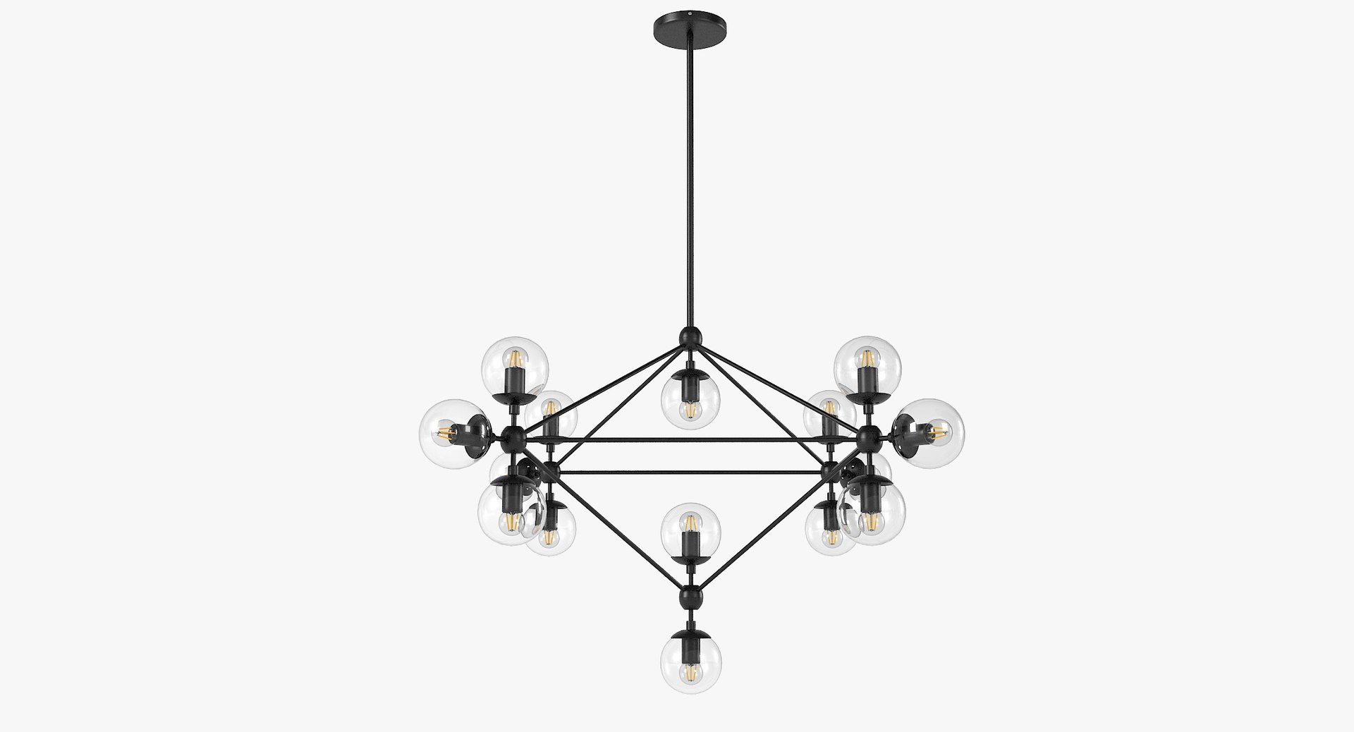 3D Cosmo Modo Chandelier - TurboSquid 1321252