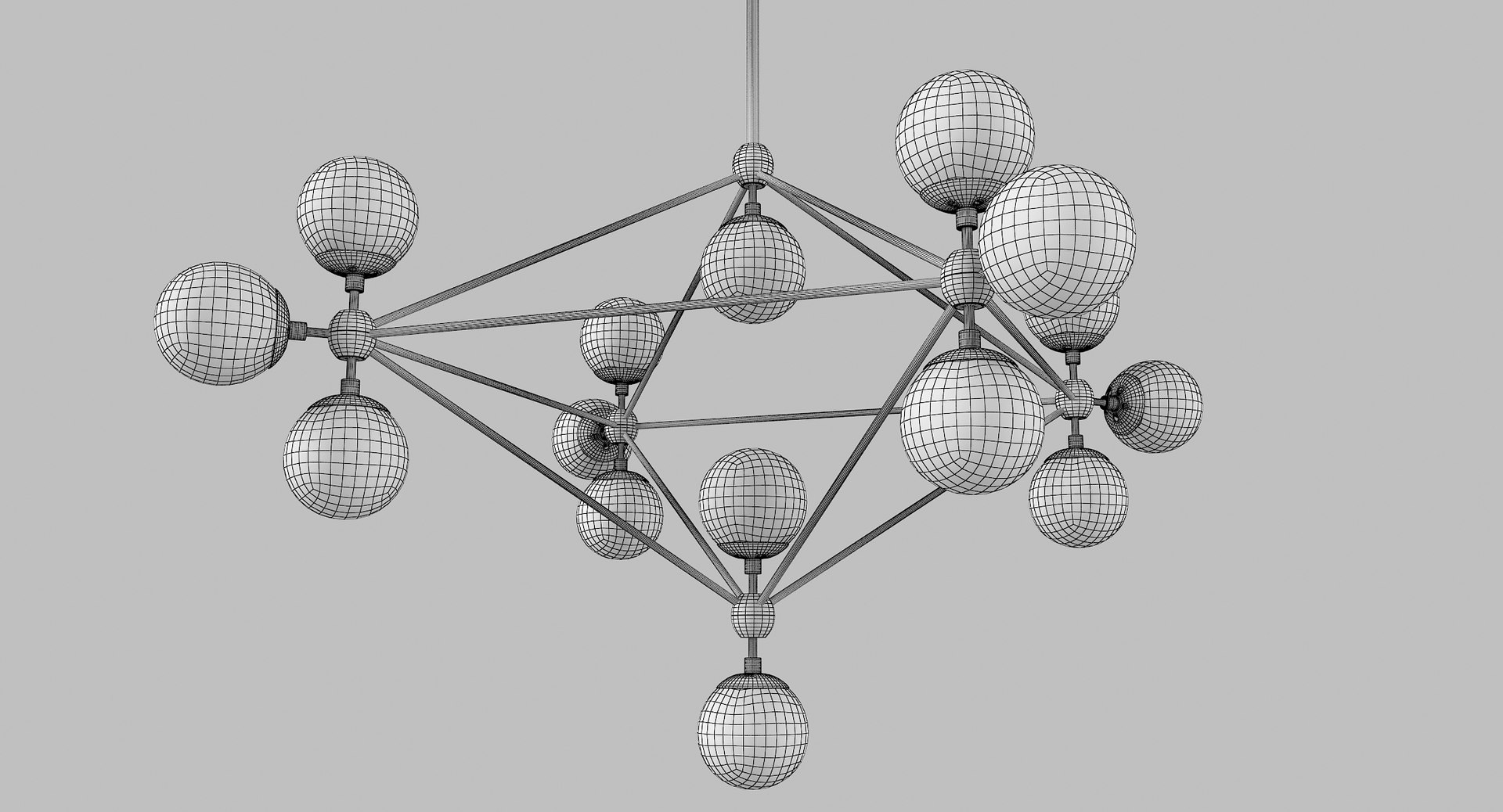 3D Cosmo Modo Chandelier - TurboSquid 1321252