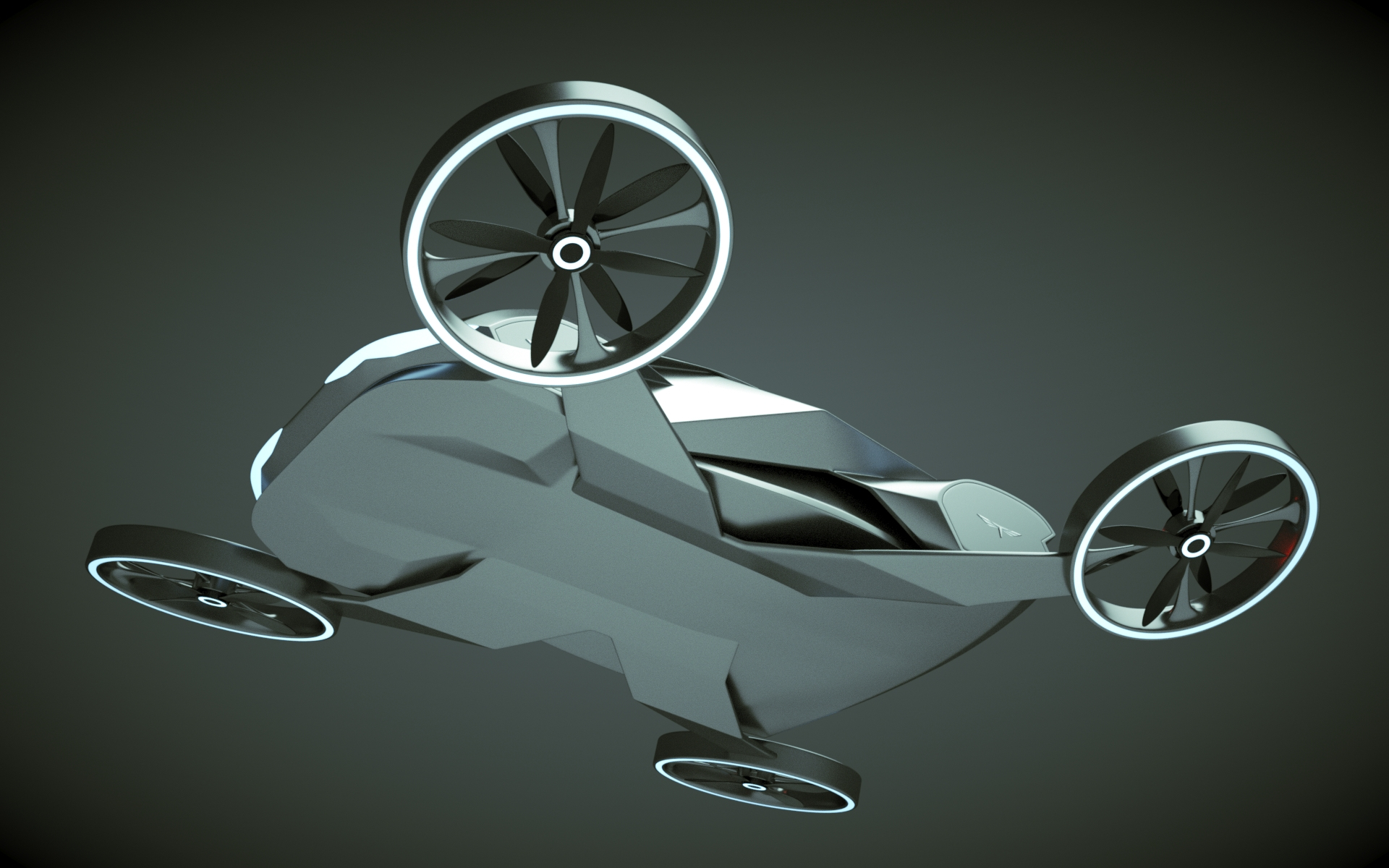 3D car copter - TurboSquid 1557917