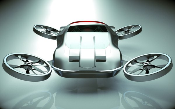 3D car copter - TurboSquid 1557917