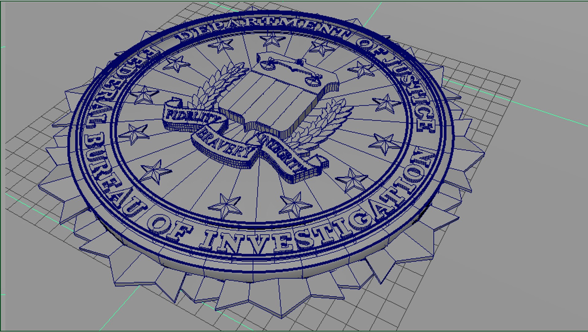 Seal Fbi 3d X