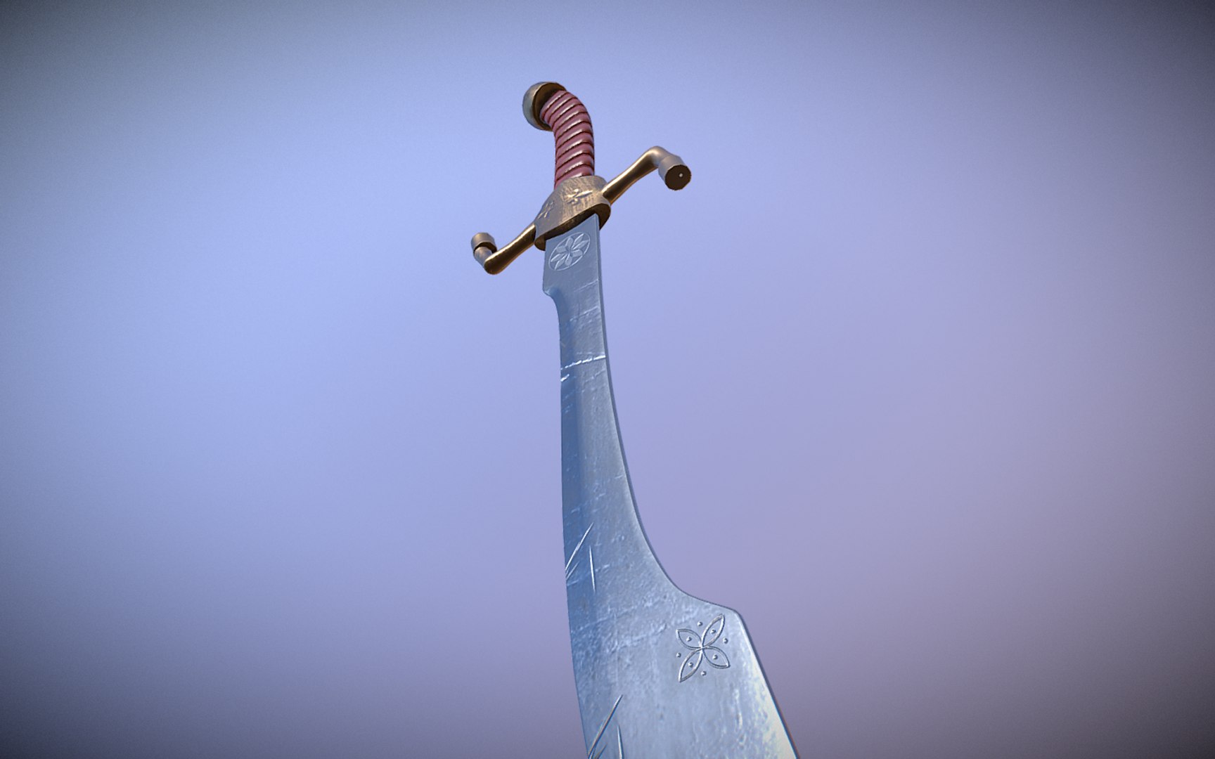 Falchion Pbr Unity Model - TurboSquid 1256420