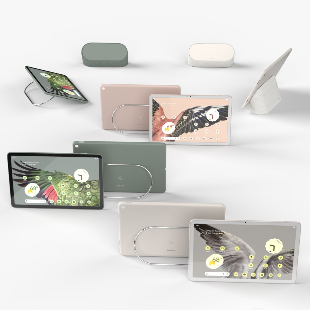 3D Google Pixel Tablet Collection 2023 All Colors Model - TurboSquid ...