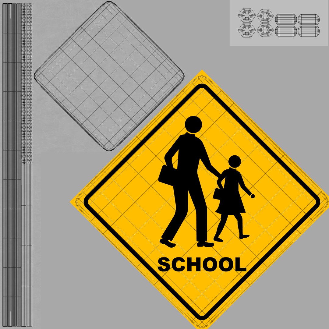 3D Model Traffic Sign 22 - TurboSquid 2064786