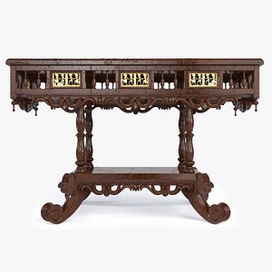 Download 3D Console Table SketchUp Models - TurboSquid