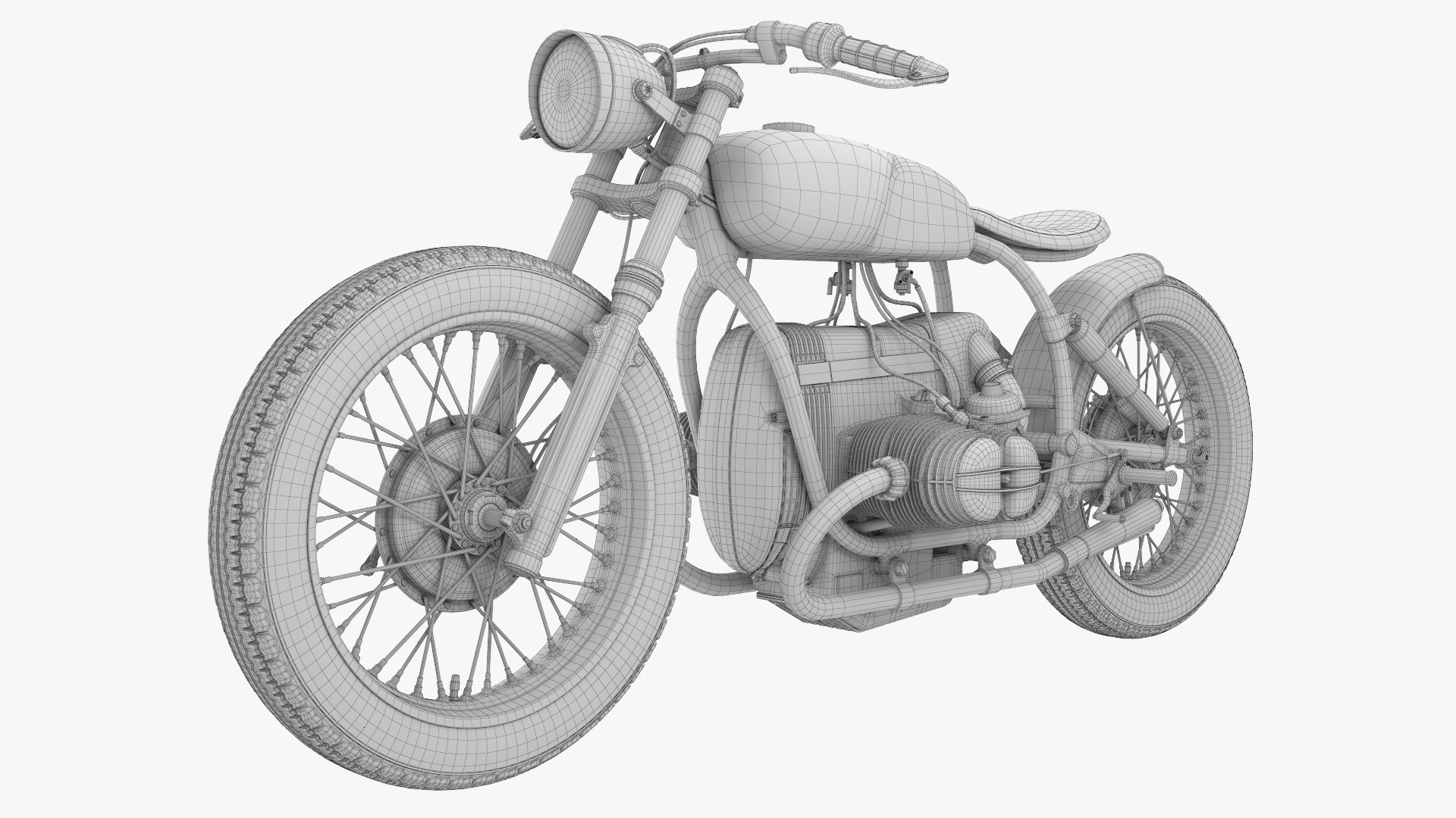 3D Model Custom Motorbike 04 - TurboSquid 2398882