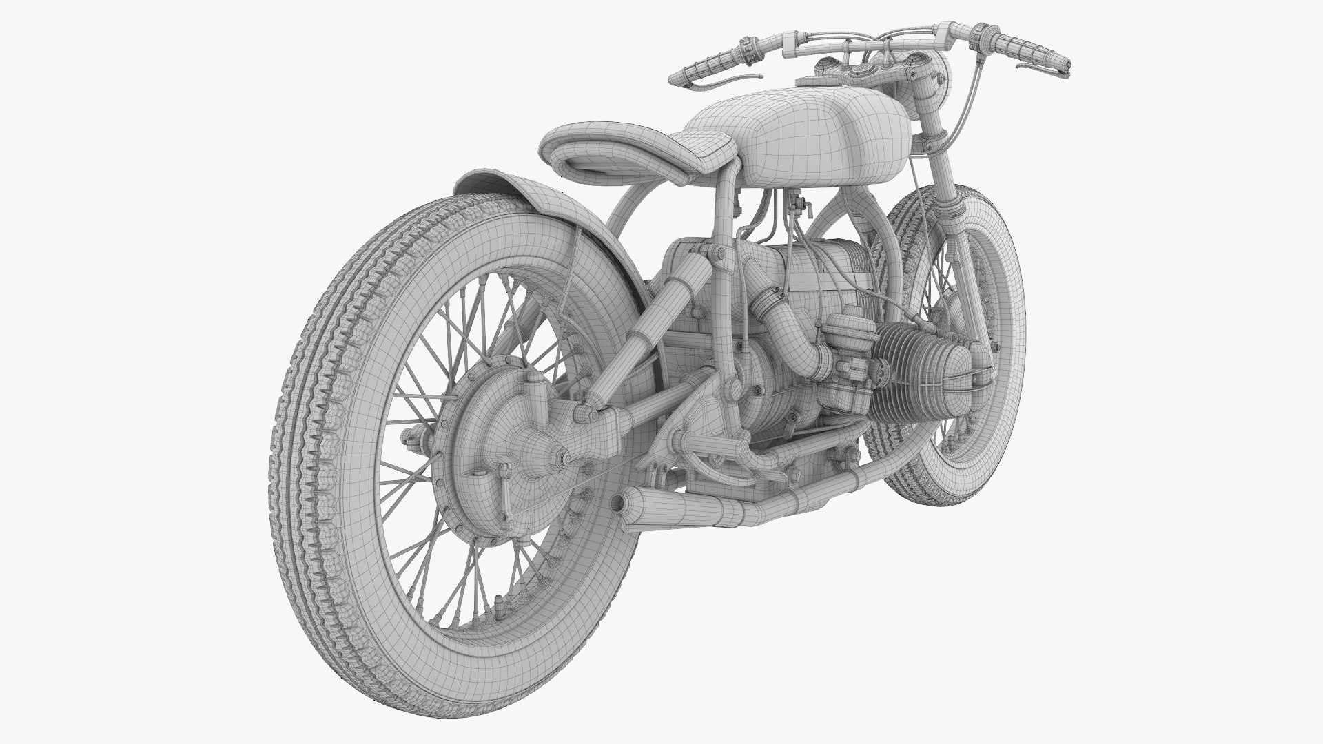 3D Model Custom Motorbike 04 - TurboSquid 2398882