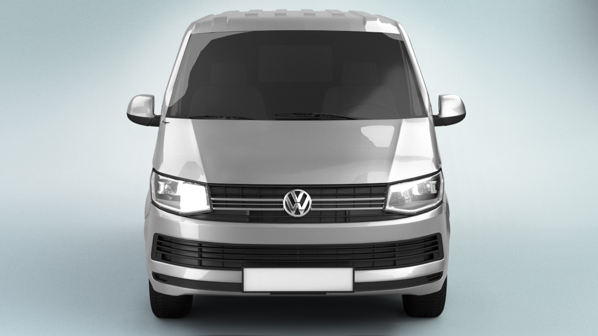 3D Exterior Volkswagen Transporter T6 Model - TurboSquid 1257596