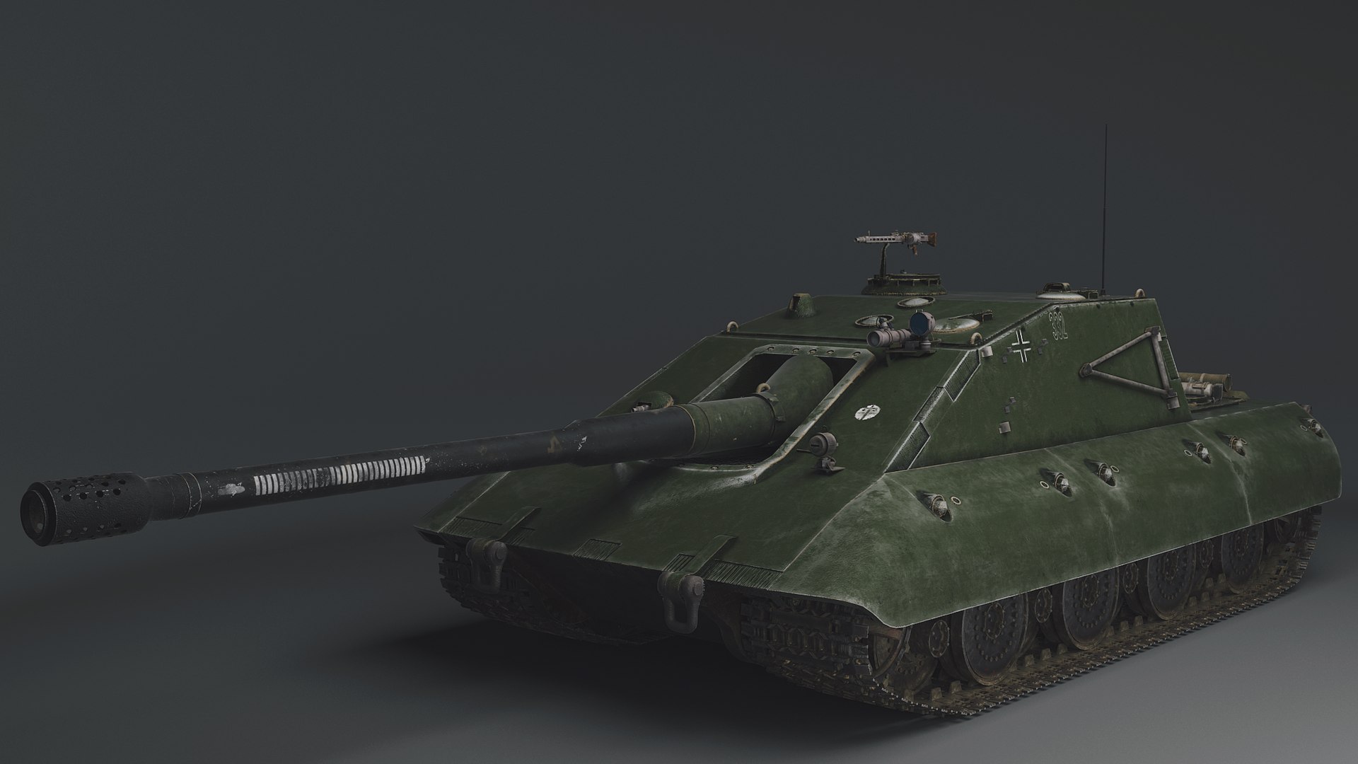 3D Jagdpanzer E100 Model - TurboSquid 1259613