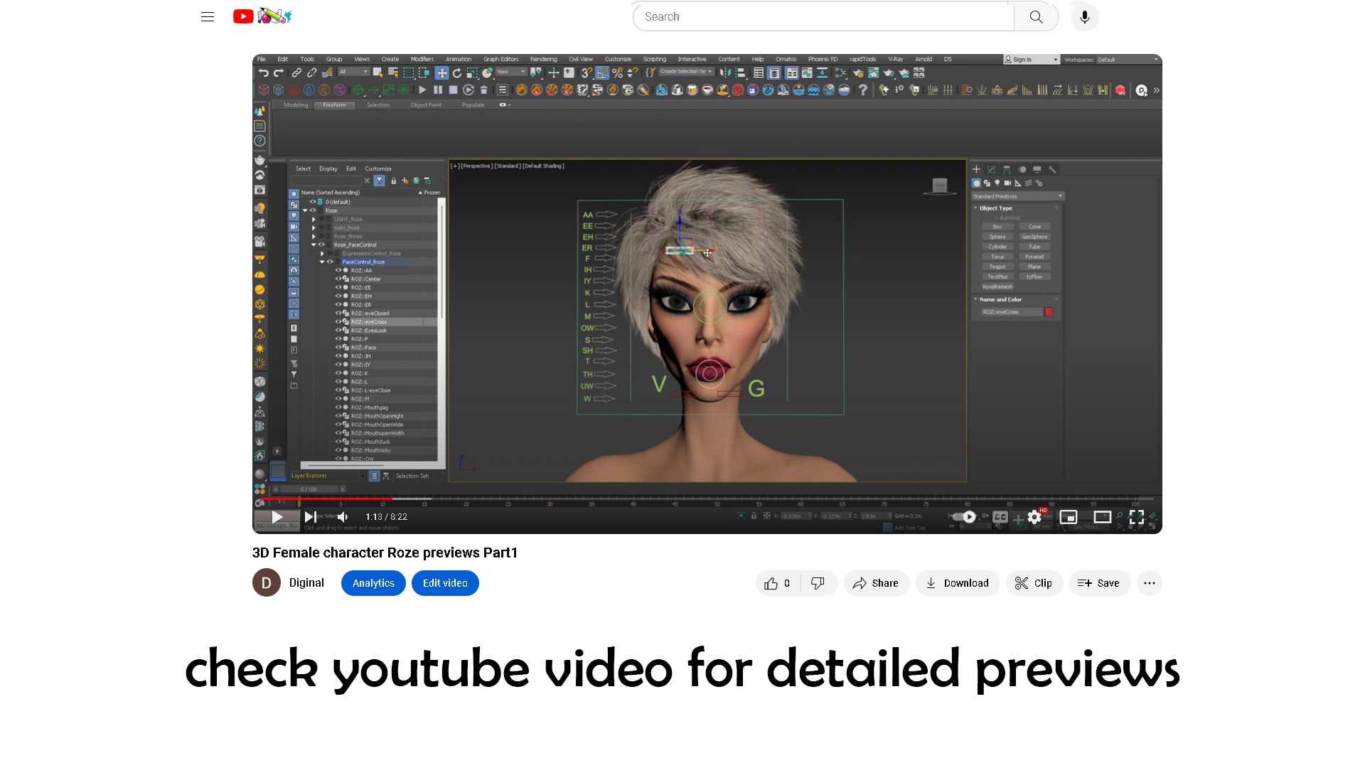 3D Female ROZE Model - TurboSquid 2184310
