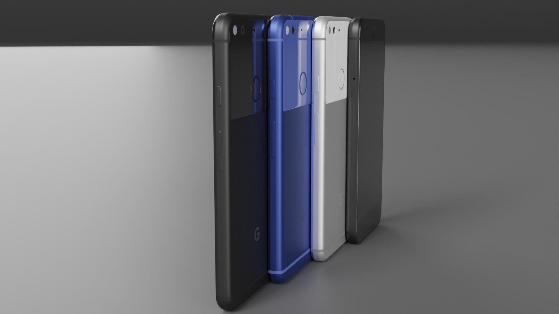 Google Pixel 1st generation All Colors 3D - TurboSquid 2061354