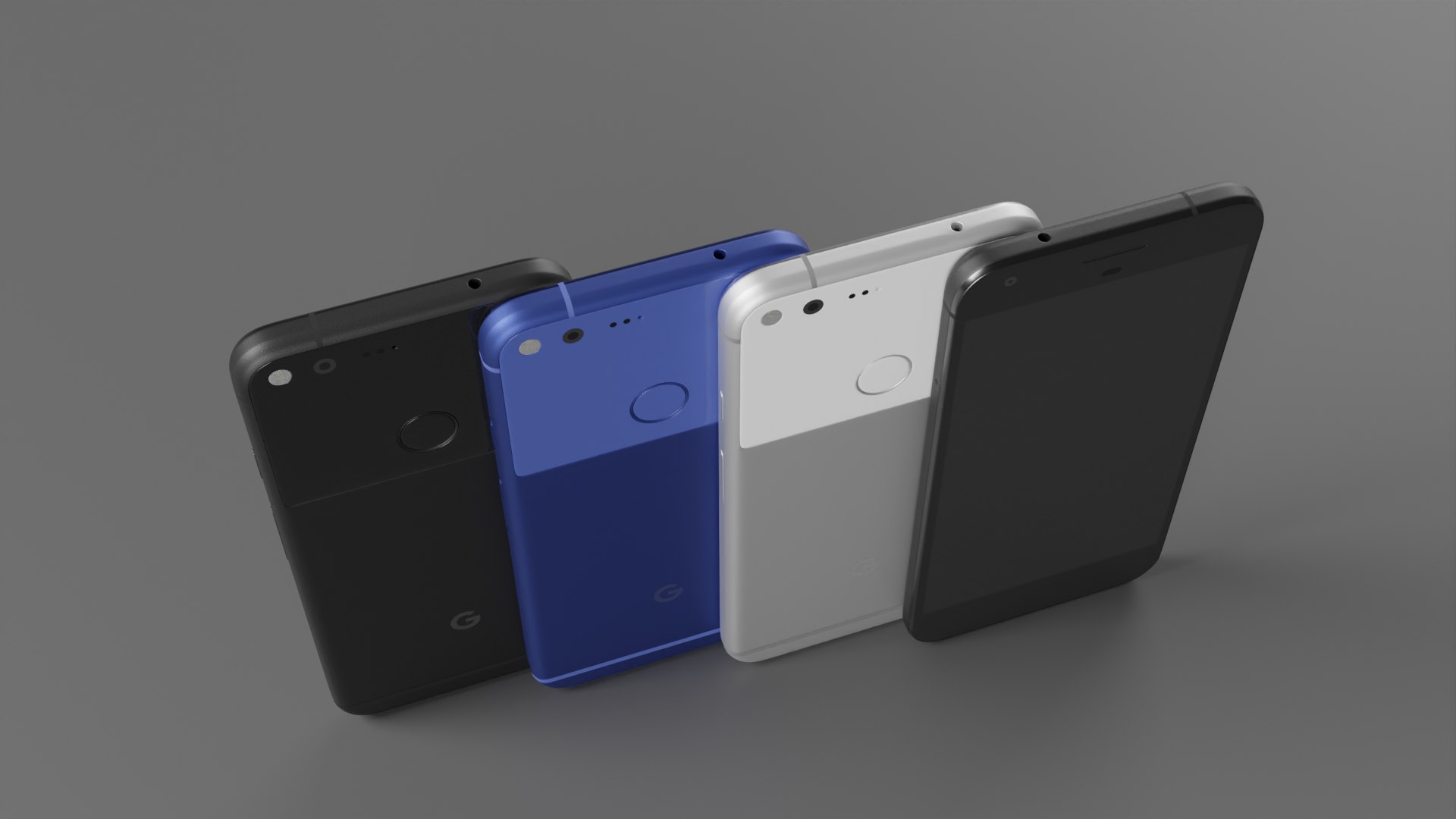 Google Pixel 1st generation All Colors 3D - TurboSquid 2061354