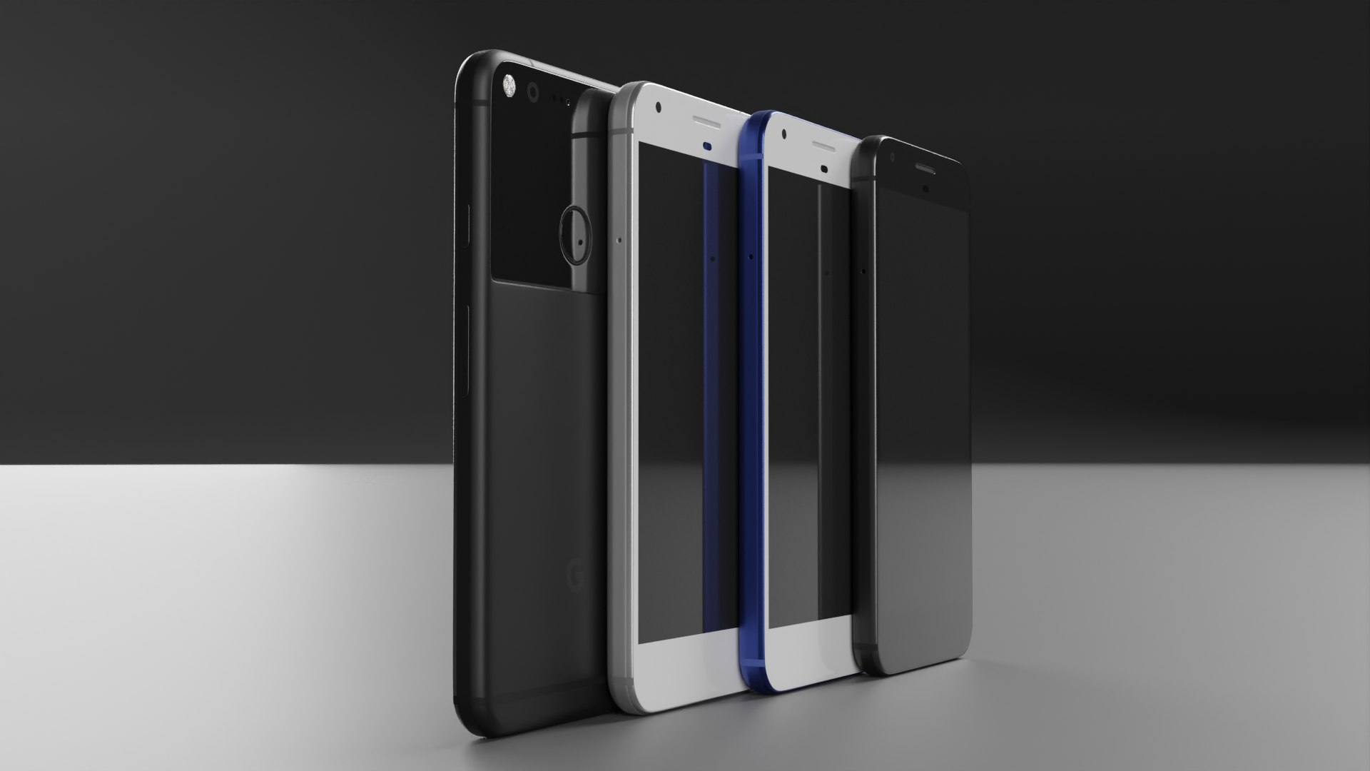 Google Pixel 1st generation All Colors 3D - TurboSquid 2061354