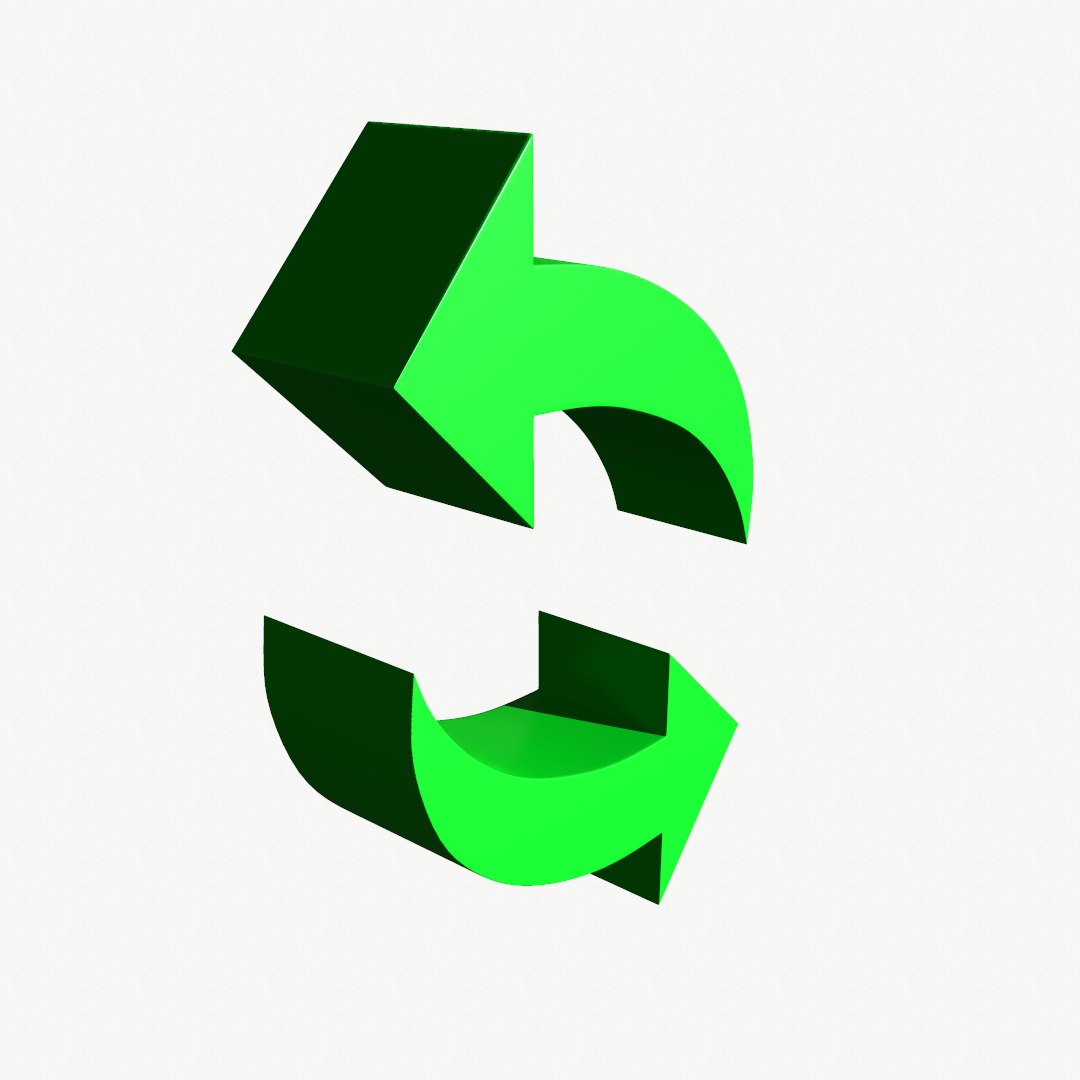 3D Refresh Arrows - TurboSquid 1193225