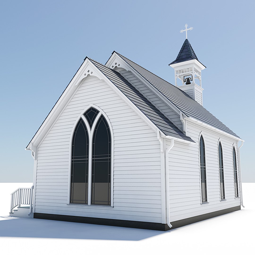 Chapel 3d Model