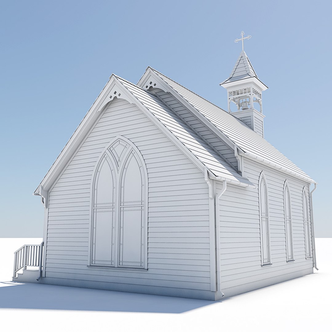 Chapel 3d Model