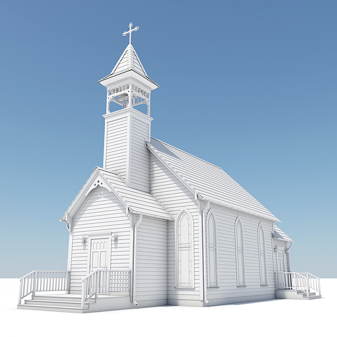 Chapel 3d Model