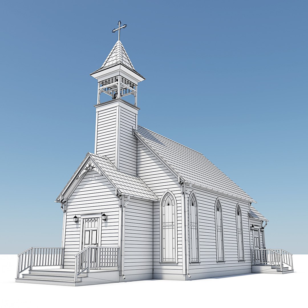 Chapel 3d Model