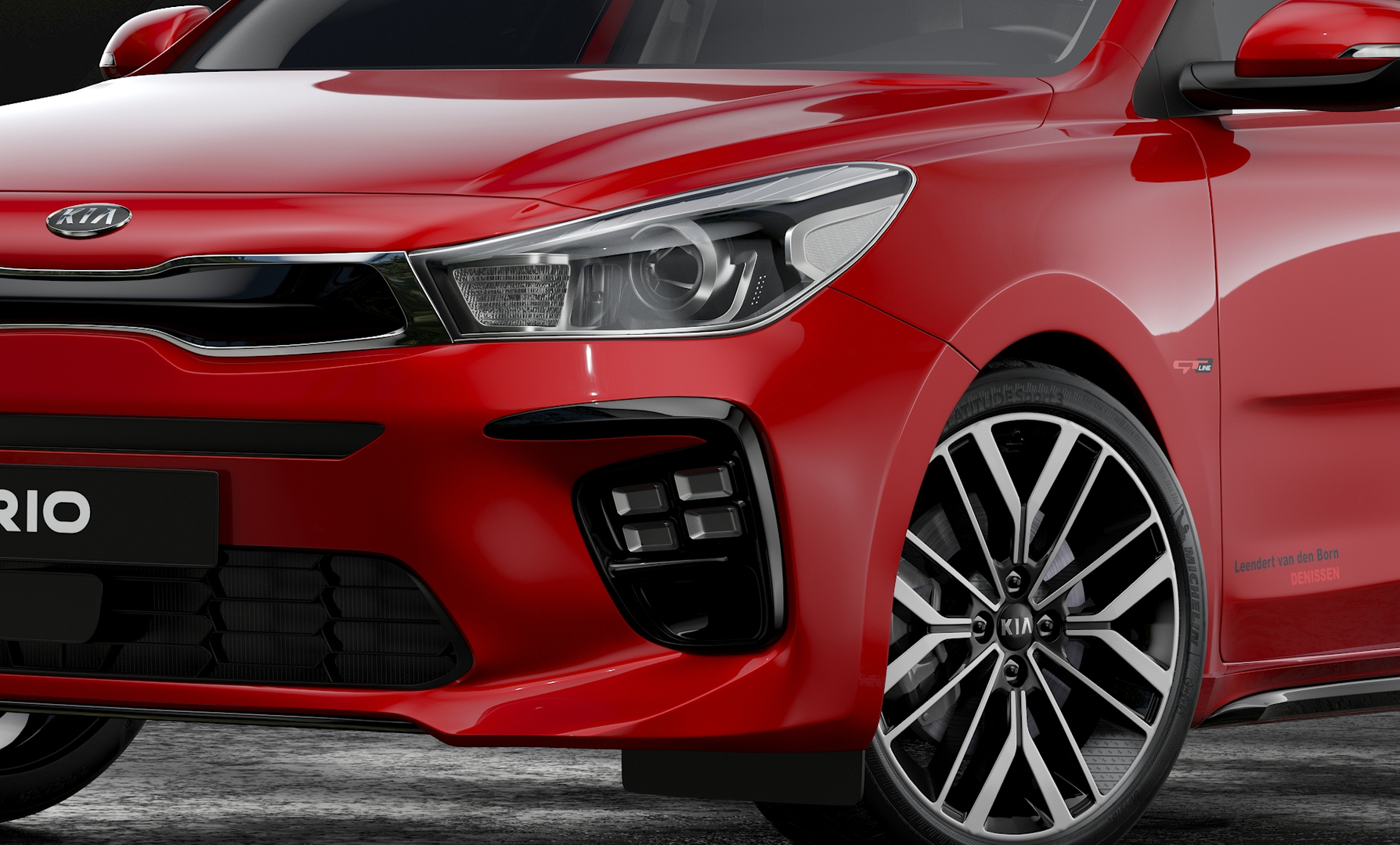 3D 2019 kia rio - TurboSquid 1470377