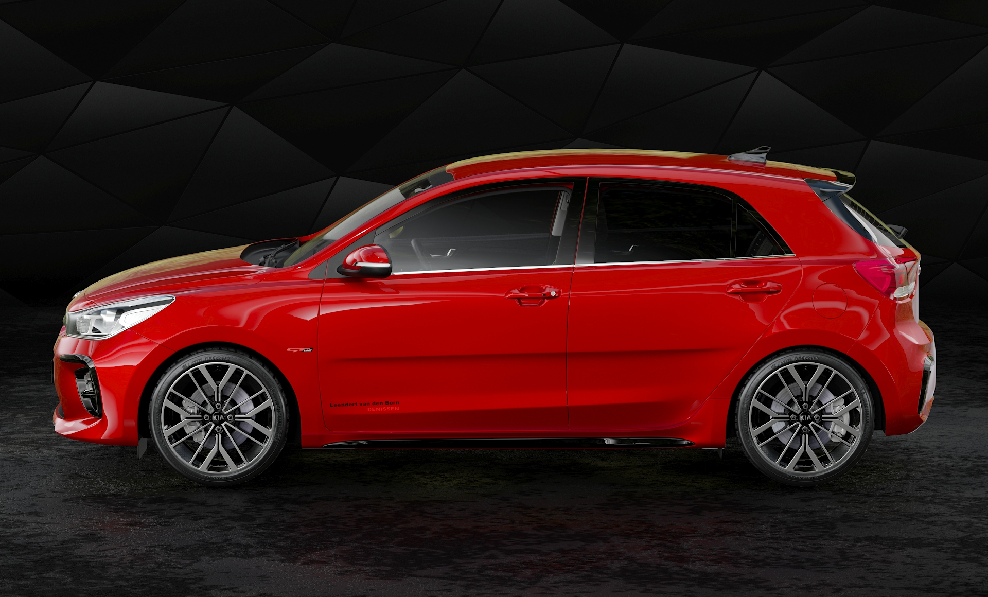 3D 2019 kia rio - TurboSquid 1470377