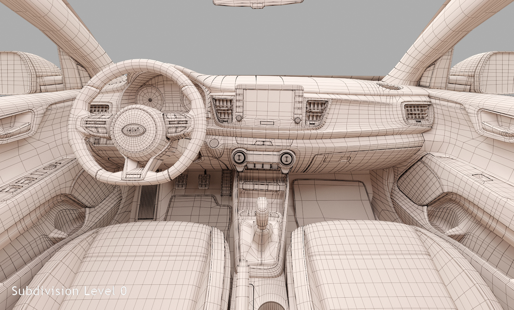 3D 2019 kia rio - TurboSquid 1470377