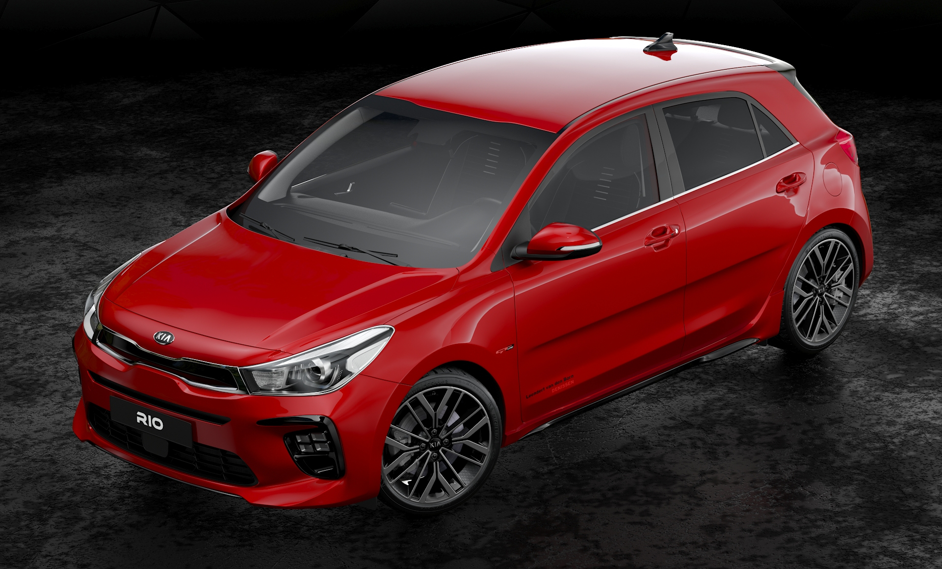 3D 2019 kia rio - TurboSquid 1470377