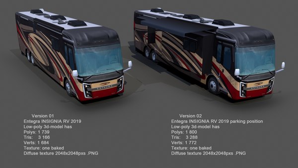 Entegra INSIGNIA RV 2019 3D model - TurboSquid 1816376