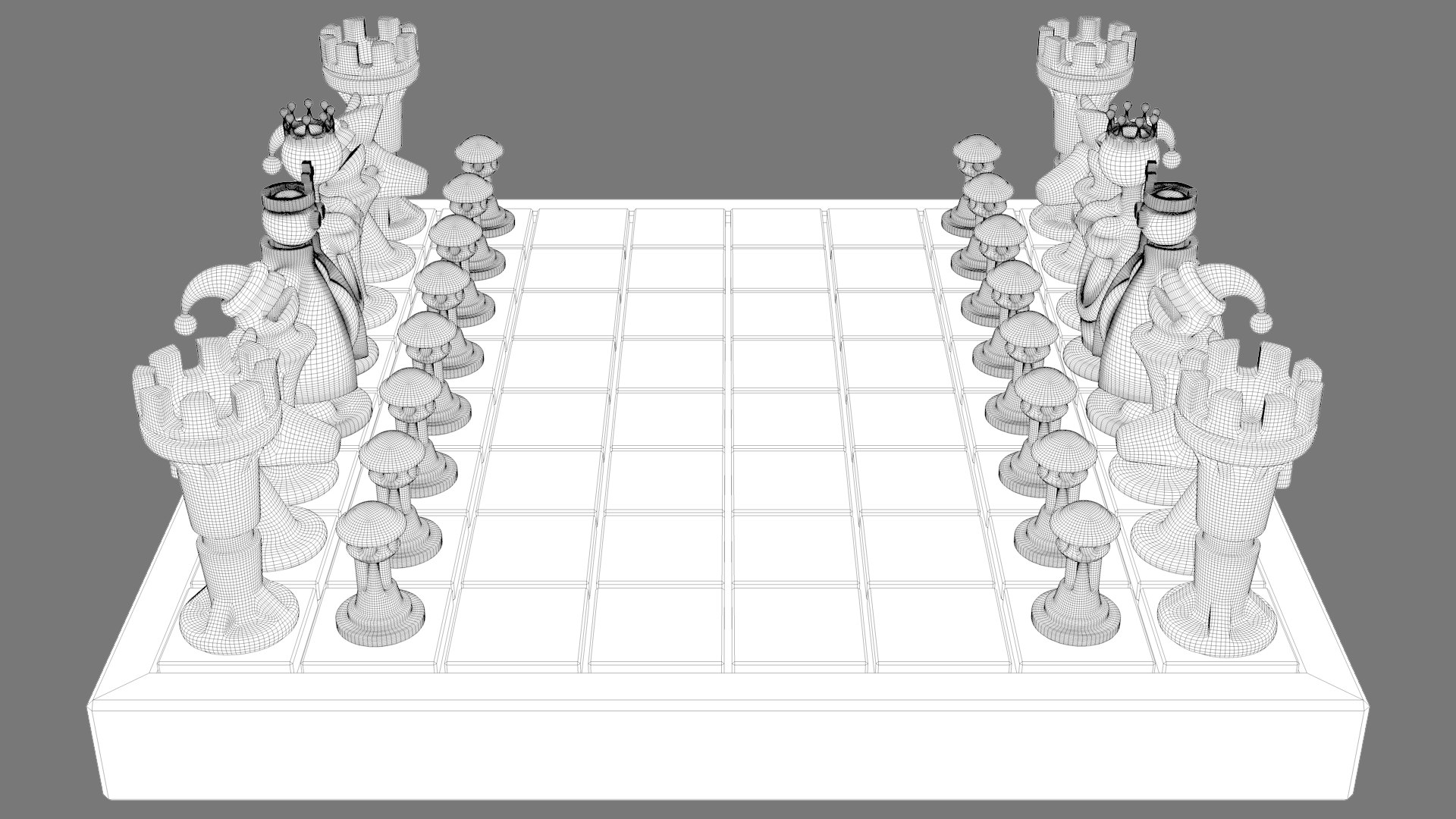 3D Chess - TurboSquid 1676947